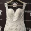 Vestido de novia con escote barco - Trebol Moda